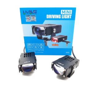 HJG Square Slim Waymaker Mini Drive Fog Light Pair - Top Gear Automotives